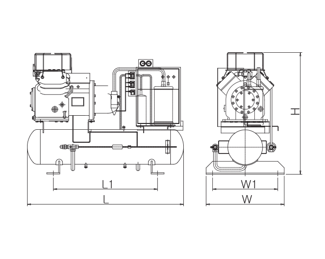 ACU Air Cooled Type Compressor Unit / Single | (주)에스엔씨